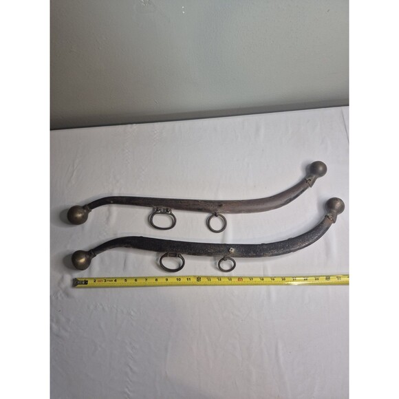 Art | Pair Antique Metal Horse Hames Collar Vintage Harness Yoke Rustic ...
